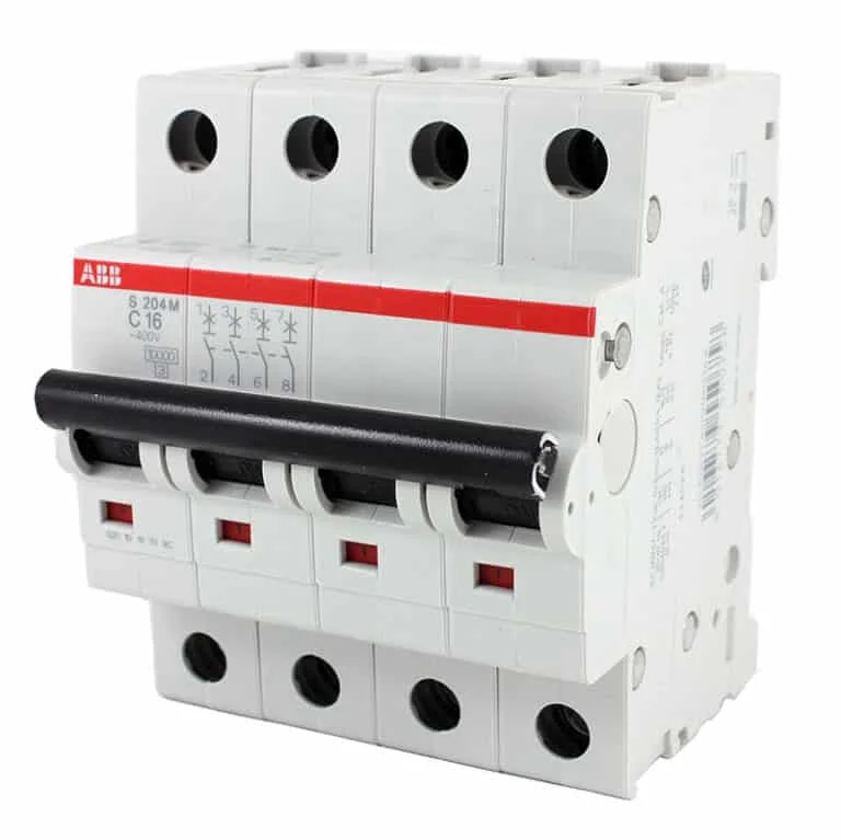 Miniature Circuit Breaker MCB - Working, Construction, types
