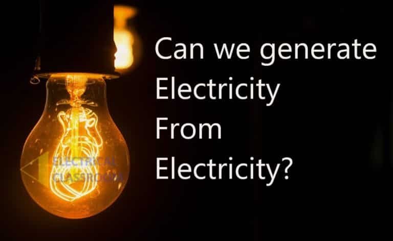 Generate electricity from electricity - Is that Possible?